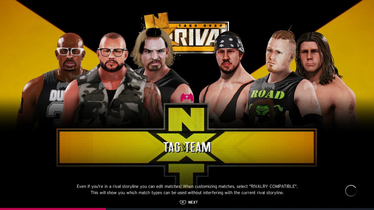 NXT Take Over Rival WWE 2k20 - The Dudley Boyz vs D-Generation X - YouTube