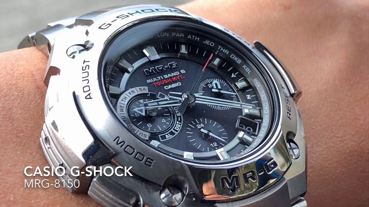 Casio G-Shock MRG-8150 case finish reminds me of a Grand Seiko? - YouTube