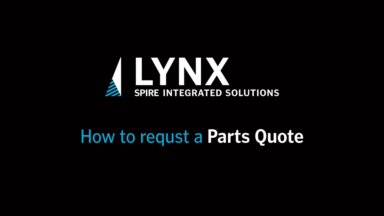 How to request a quote on the LYNX parts website - YouTube