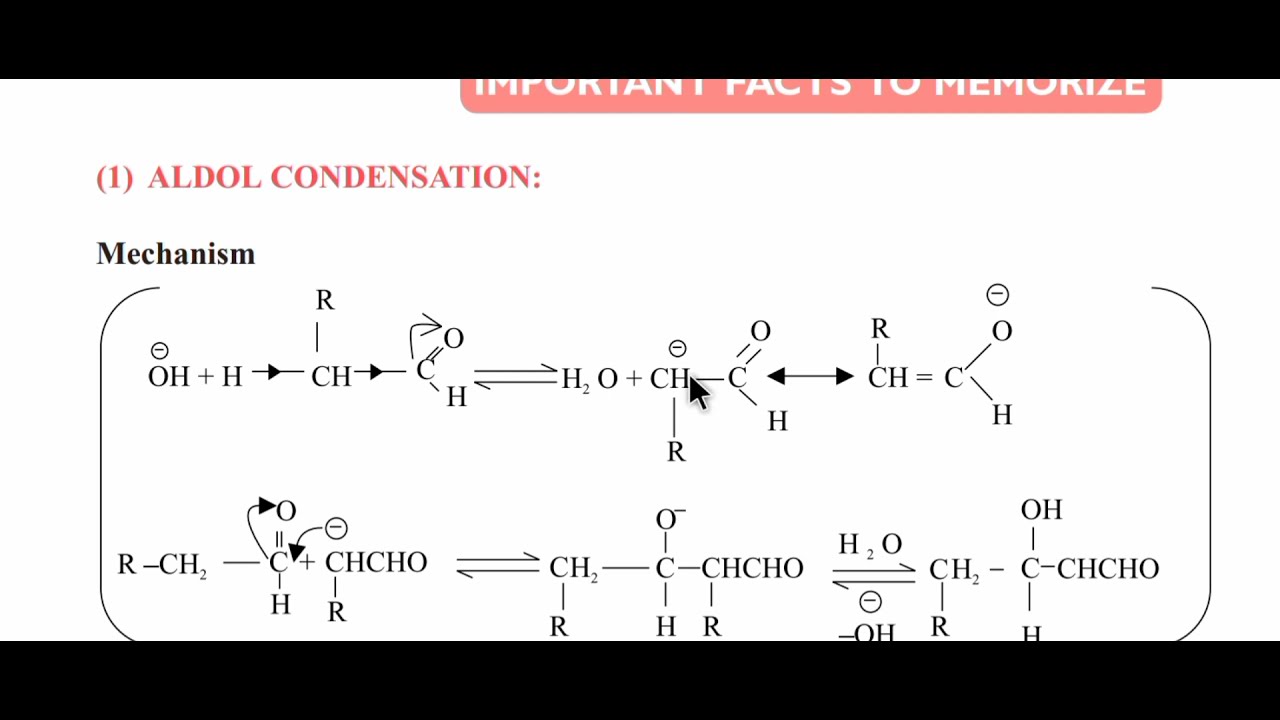 Aldol condensation ||Reaction & Mechanism || Organic Chemistry || AZ ...