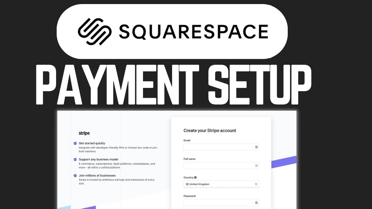 Squarespace Payment Setup Tutorial (2023) - YouTube
