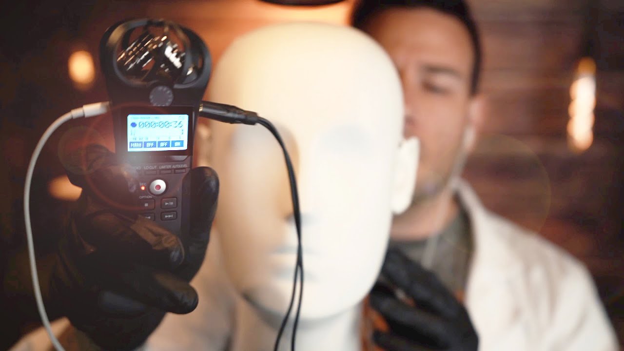 ASMR | Binaural Dummy Repair & Test | Male Voice - YouTube