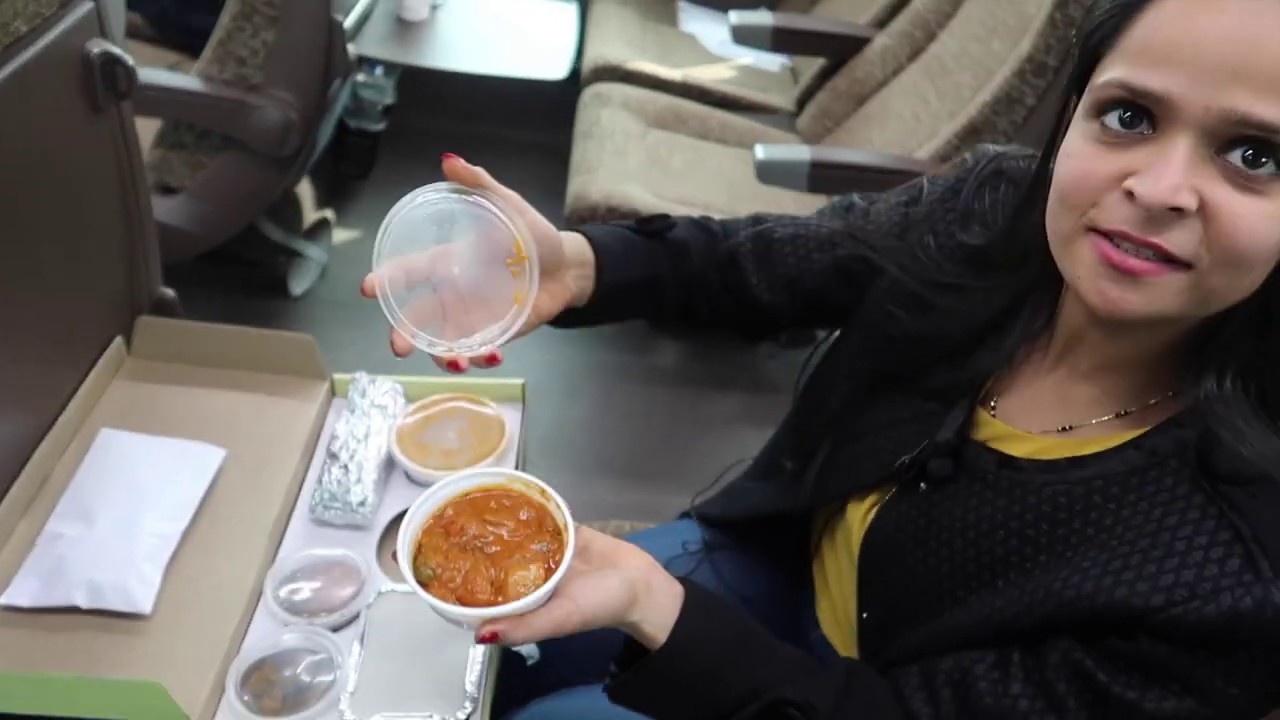 Train 18 Executive Class Food Review | Vande Bharat Express Executive ...