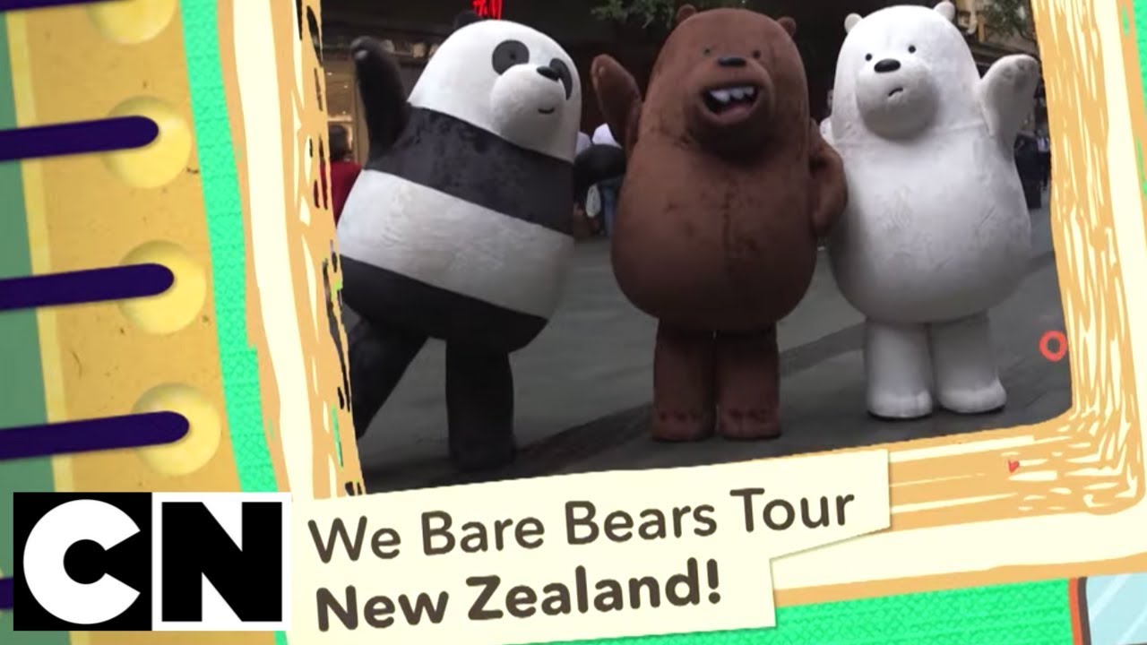 We Bare Bears | Bear Hugs Tour in New Zealand! 🇳🇿| Cartoon Network ...