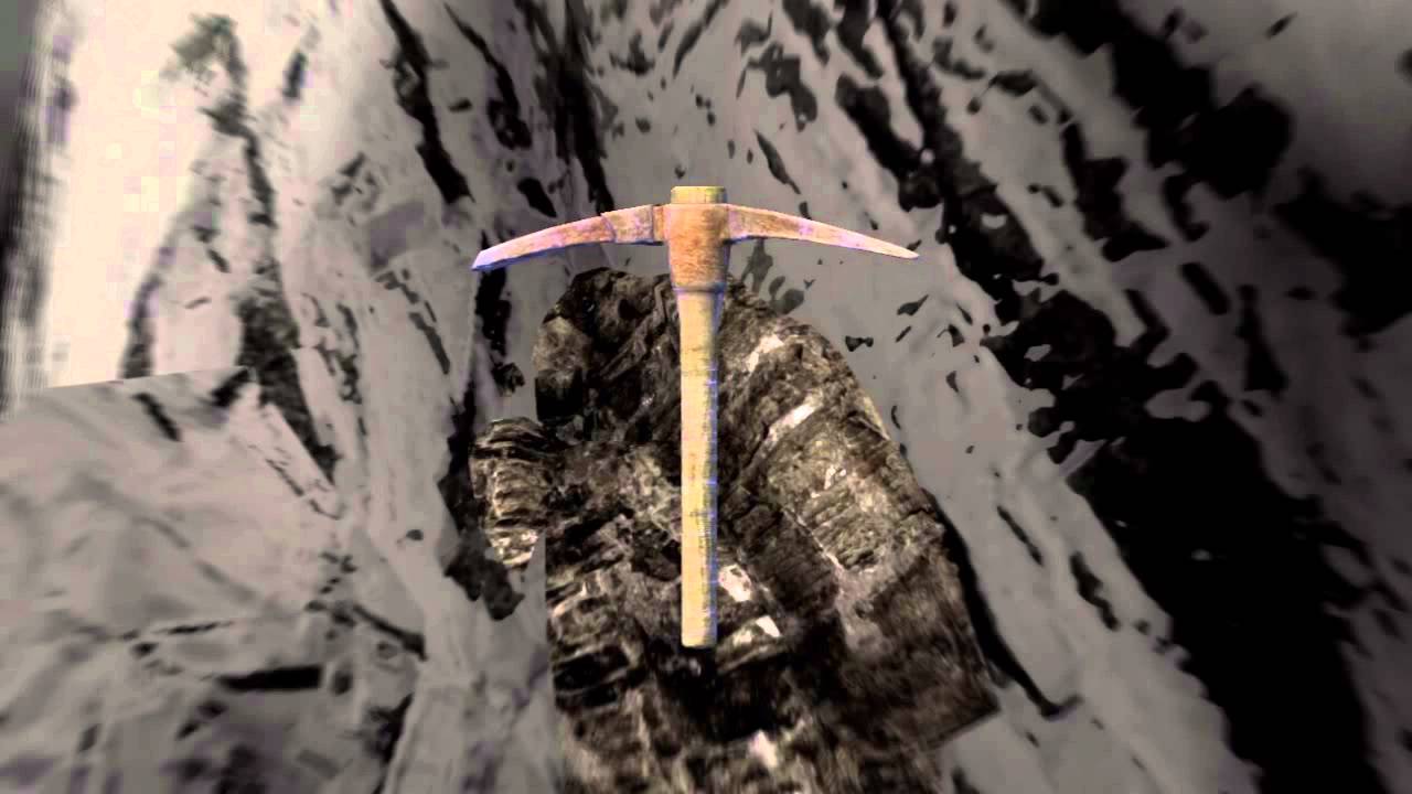 Minecraft in Skyrim [Notched Pickaxe] - YouTube