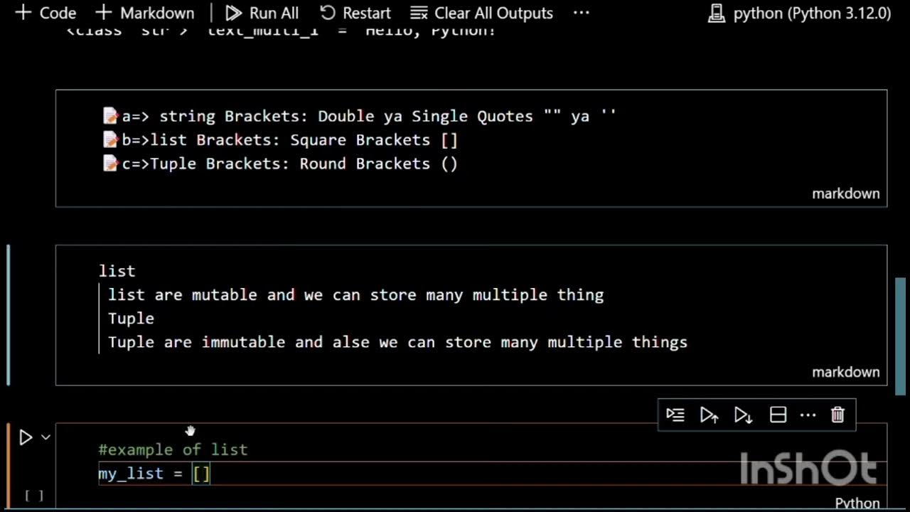 Python data types part 2 🧑‍💻📖 - YouTube