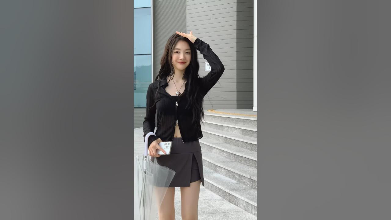 160cm/42kg 🤟 가디건 코디추천 #데일리룩 #대학생룩 #쇼핑몰추천 - YouTube