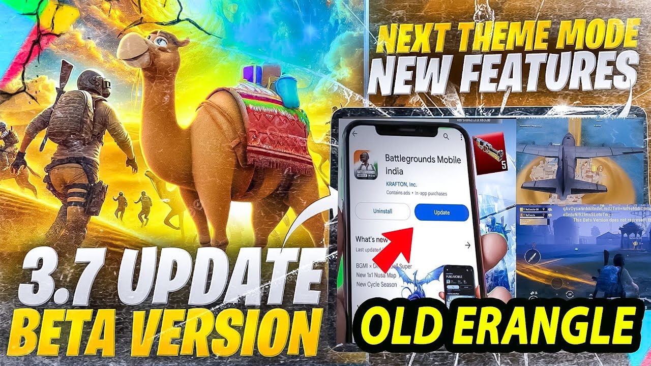 FINALLY / OLD ERANGLE IS BACK IN BGMI 3.7 UPDATE | 3.7 UPDATE RELASE ...