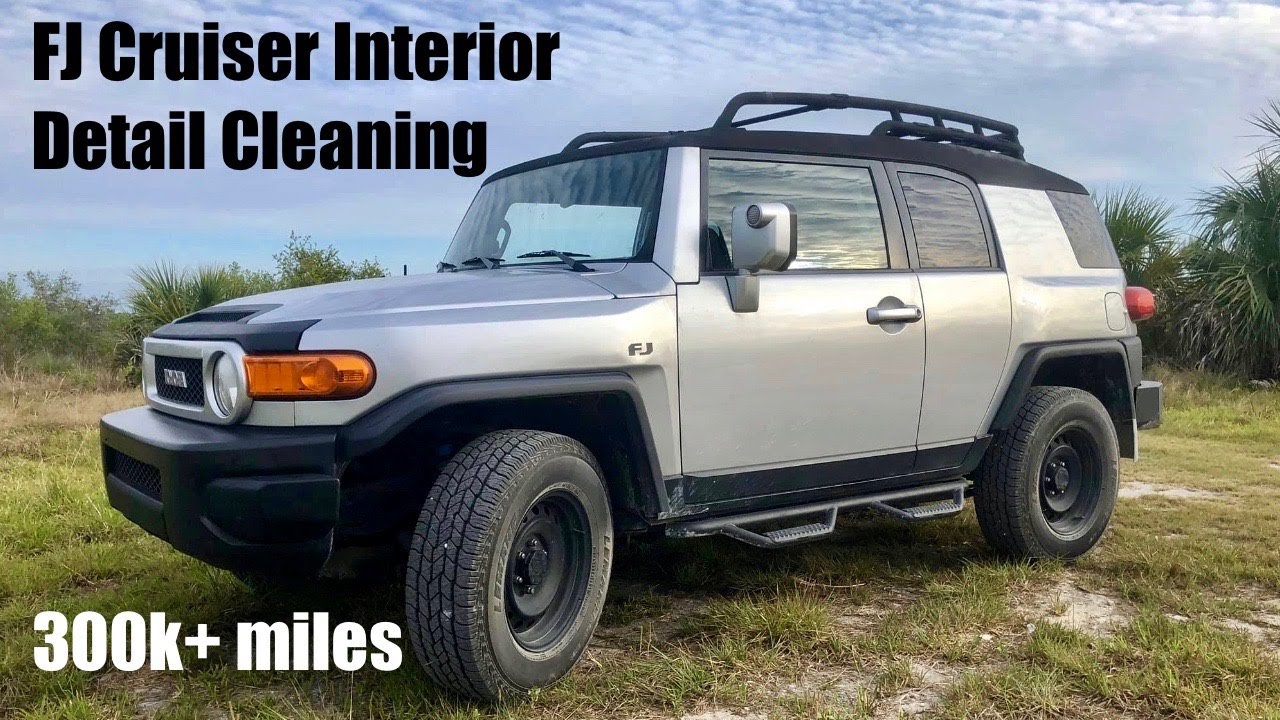 FJ Cruiser Interior Detail Cleaning - YouTube
