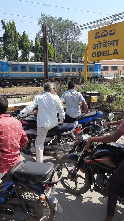 Train entering Odela Railway Station #shorts - YouTube