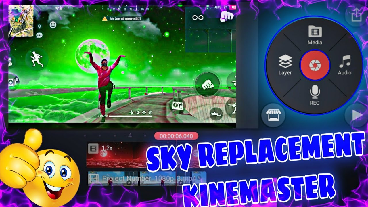 free fire sky change effect editing | How to replace sky in free fire ...