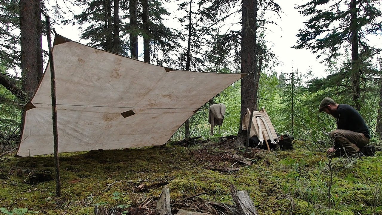 Building a Wilderness Home - Part 1 - Establishing Camp - YouTube