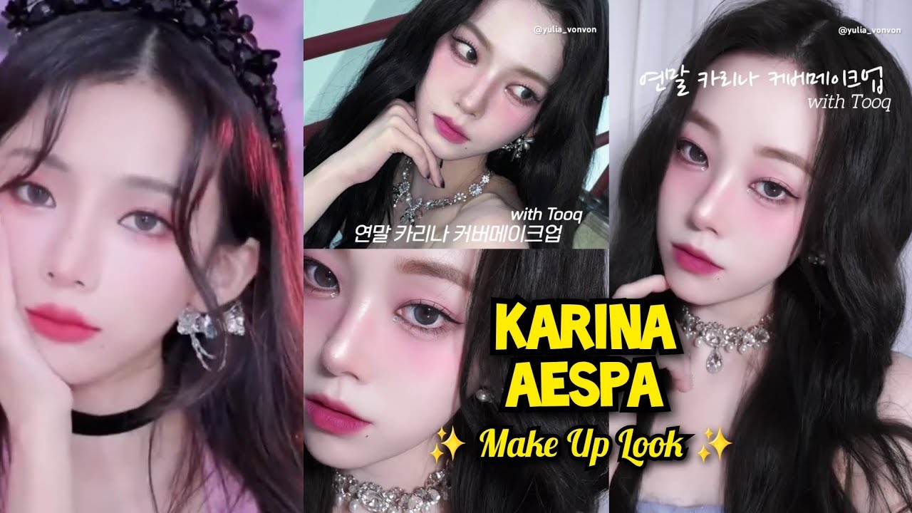 KARINA AESPA 2 looks make up 💖 - YouTube