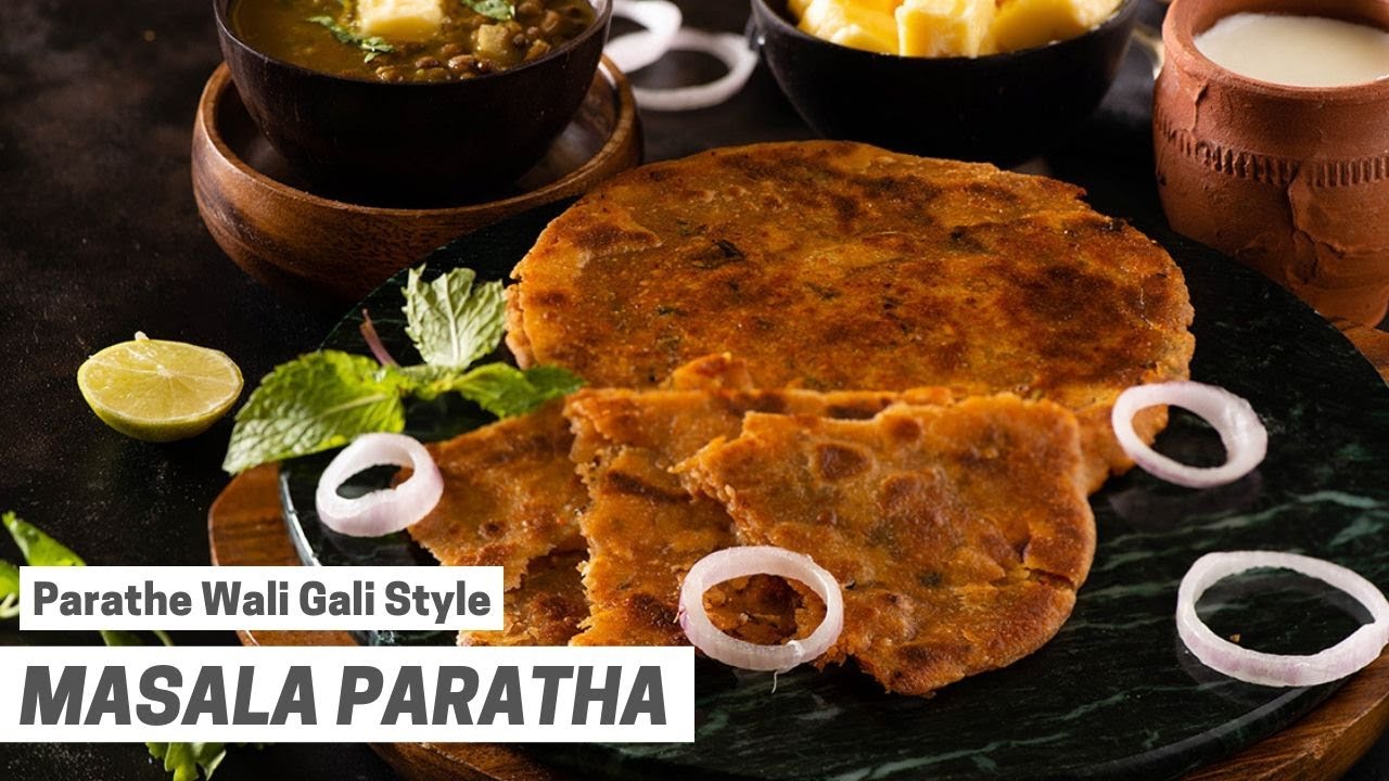 Masala paratha Recipe - Green Chilli - मसाला पराठा कैसे बनाएँ - Parathe ...