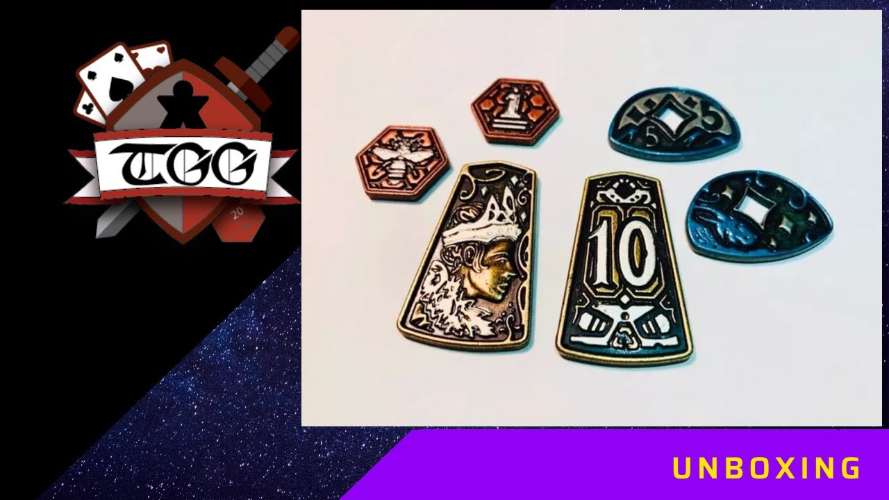 Merchants of the Dark Road Lumi Metal Coins Unboxing - YouTube