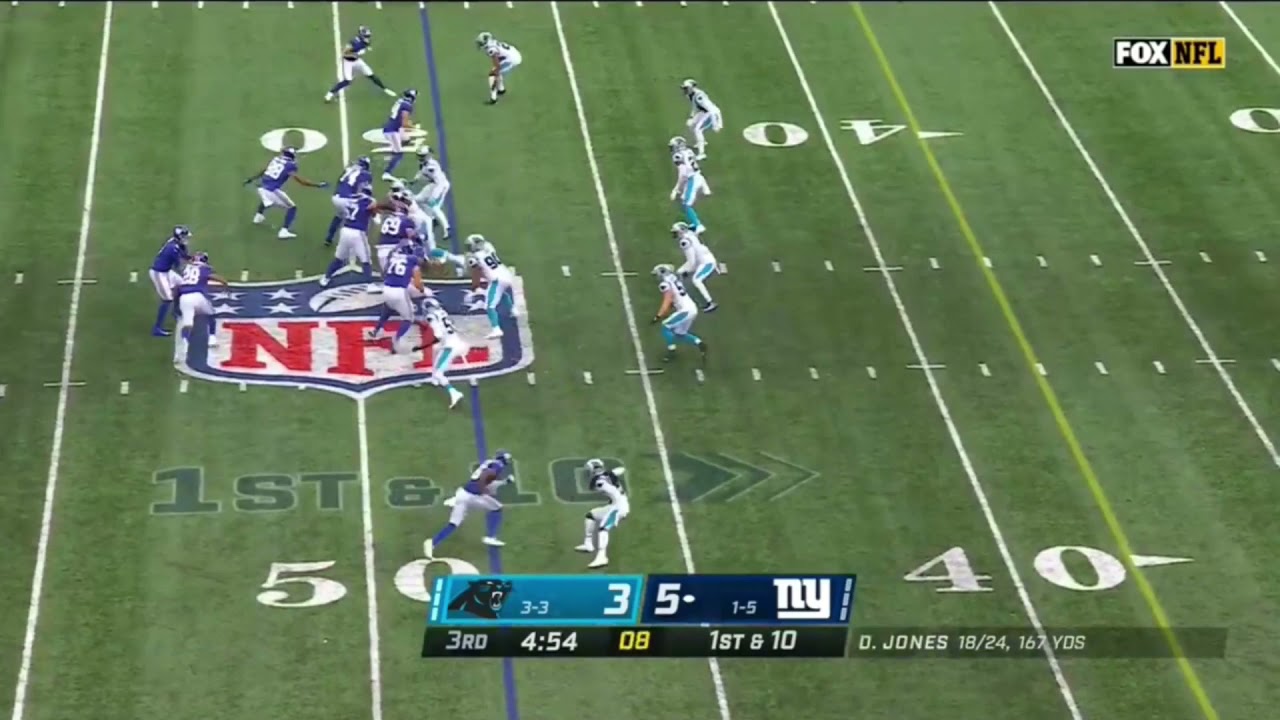New York Giants Trick Play! Daniel Jones Makes Amazing One Hand Catch ...