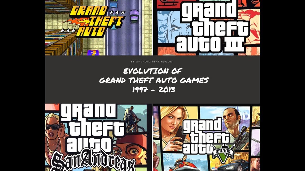 Evolution of Grand Theft Auto 1997-2013 - YouTube