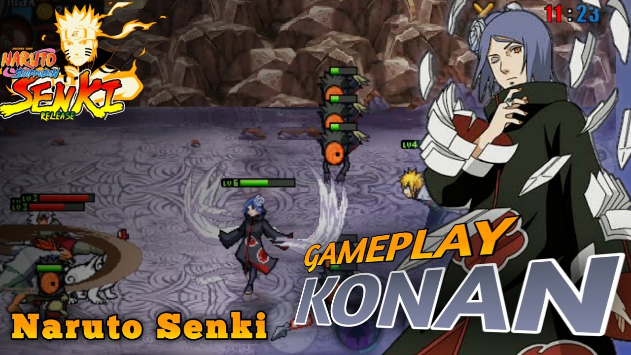 Naruto Senki | Konan Gameplay | Cheat Damage? - YouTube