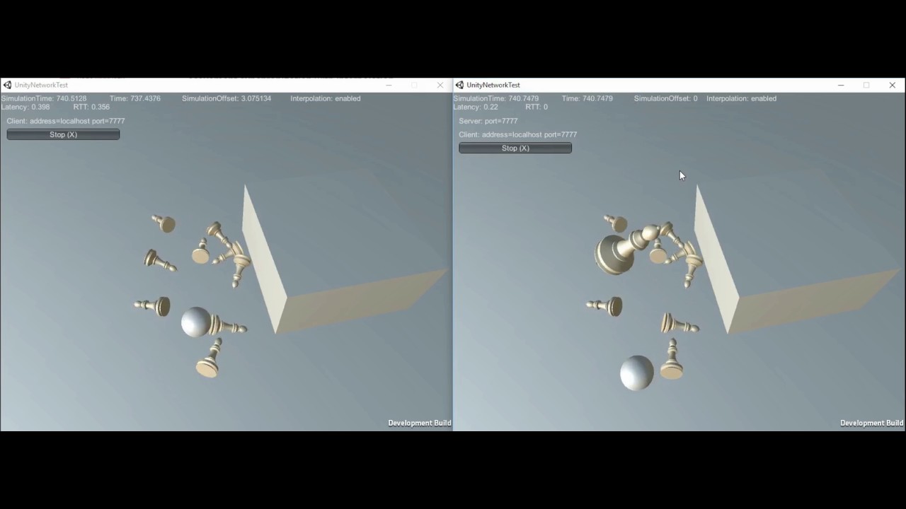 Movement synchronization with interpolation - YouTube