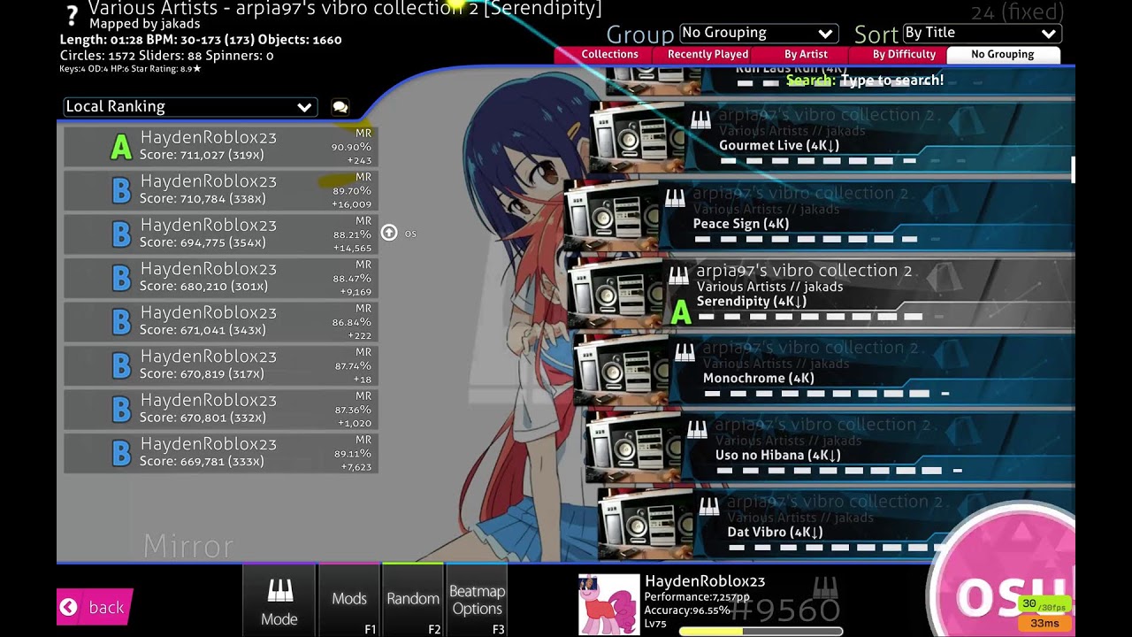 osu!mania derust session - YouTube