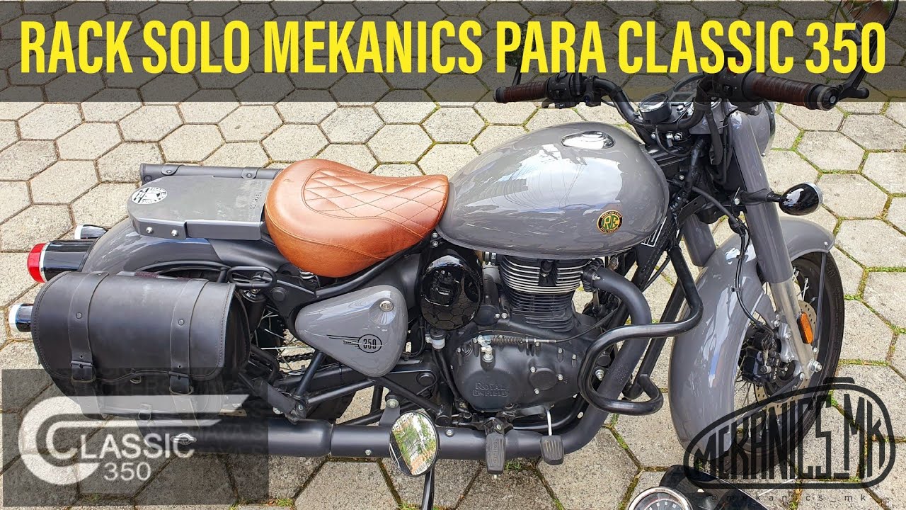 Rack Solo Mekanics na Royal Enfield Classic 350 War Gun - YouTube