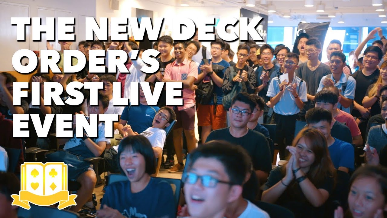 NDO's First Live Event (School of Cardistry) - YouTube