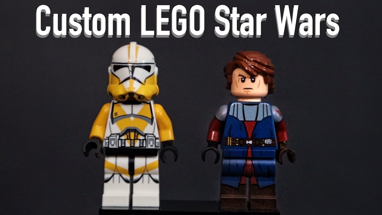 Custom CLONE WARS Anakin Skywalker And 13TH Battalion Clone Trooper ...