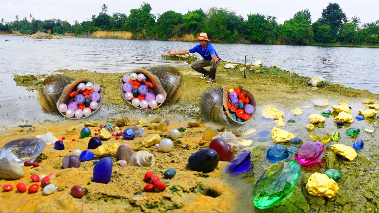 Amazingly, I found gold and precious stones growing in snails on the ...