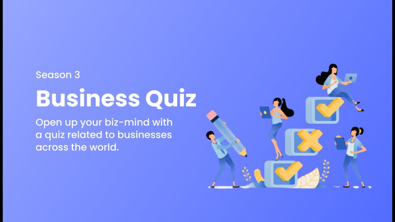 Business Quiz | Bluelearn Quiz Club - YouTube