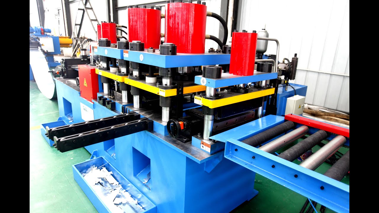 Roll Forming Machine | Door Frame Forming Machine - YouTube