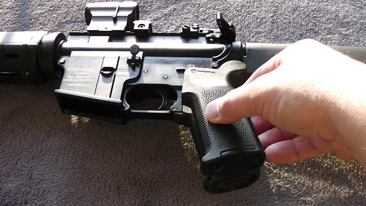 BCM Gunfighter Griff Mod. 3 am Oberland Arms Black Label - YouTube