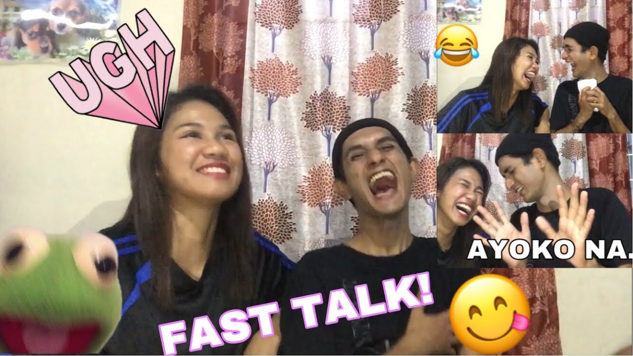 Fast Talk Challenge/Dirty Questions(funny reaction) - YouTube