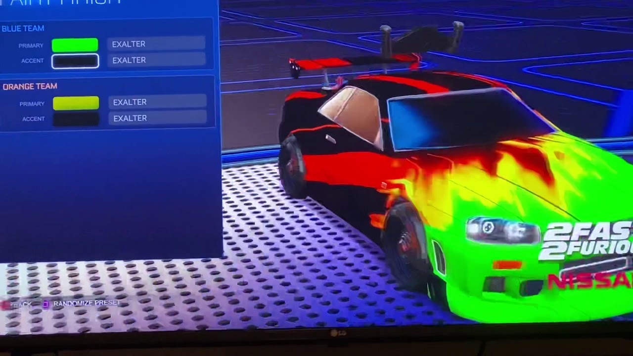 Rocket league EXALTER decal CRIMSON - YouTube