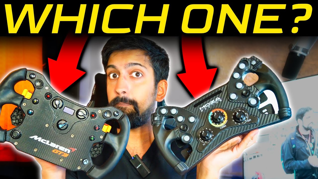 Fanatec McLaren GT3 Vs Moza KS Steering Wheel! - YouTube