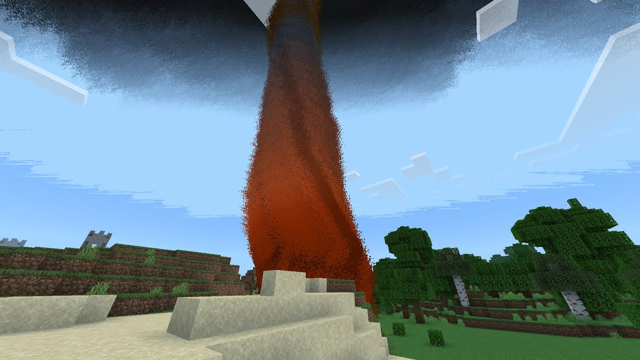 Minecraft Tornado Addon V1.16 preview | FIRENADOES! - YouTube