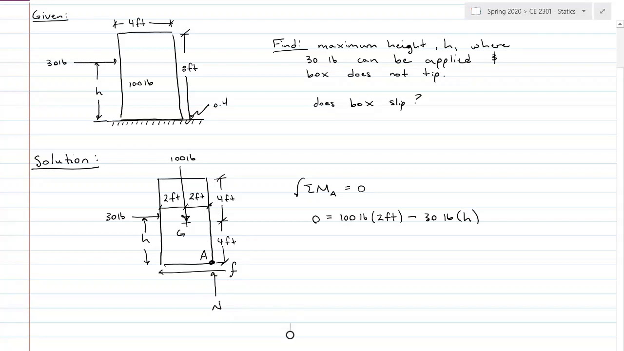 Slipping and Tipping 1 - YouTube