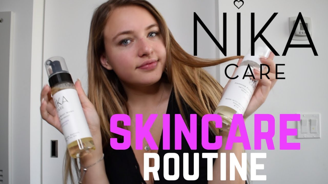 NIKA SKINCARE | REVIEW & ROUTINE FOR CLEAR SKIN!!!! - YouTube