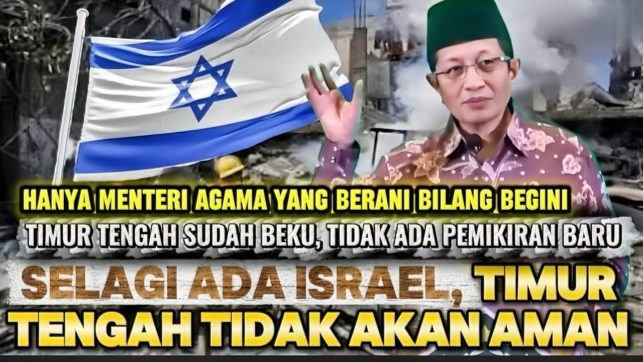 SAMBUTAN MENTERI AGAMA REPUBLIK INDONESIA KH NASARUDDIN PADA ACARA ISNU ...
