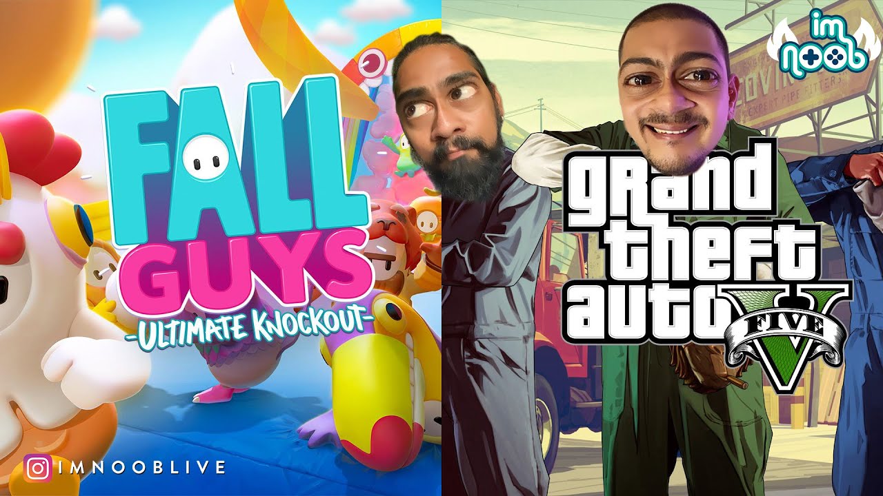 GTA 5 & Fall guys with anna Marathi...!!!! - YouTube