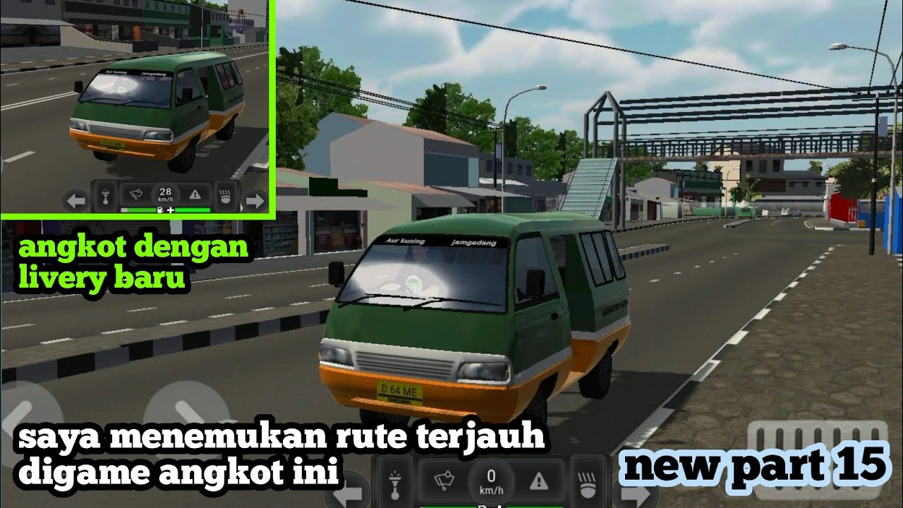 saya menemukan rute terjauh di game angkot ini angkot the game new part ...