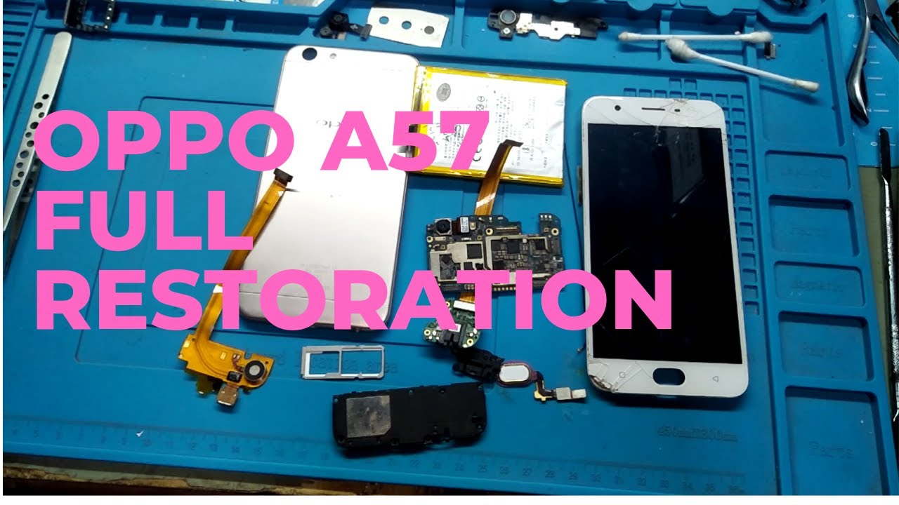 Oppo A57 screen Lcd middle frame Housing Body change/ How to ...
