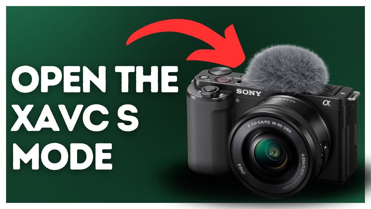 How to open the XAVC S mode on Sony ZV-E10? - YouTube