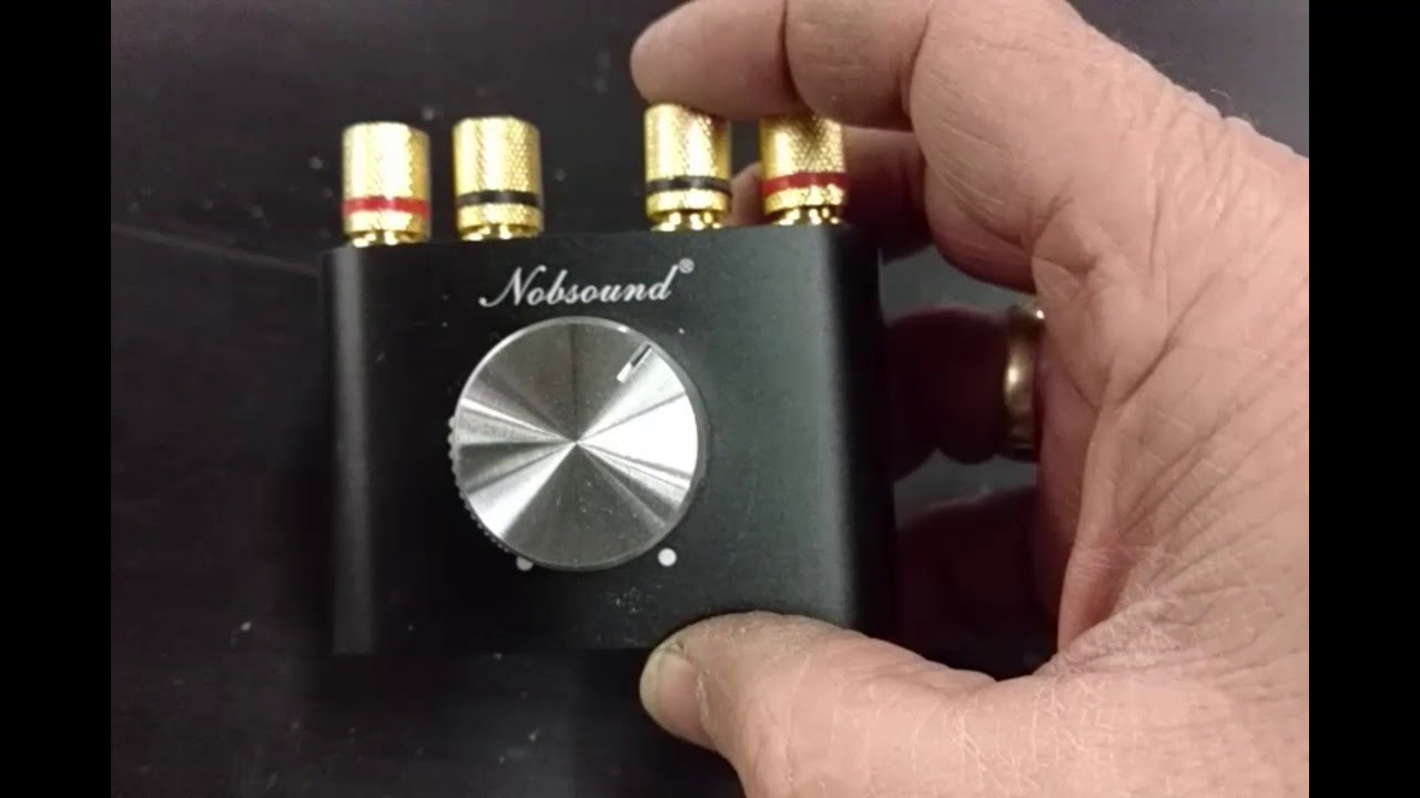 Nobsound Mini Bluetooth Power Amplifier - YouTube