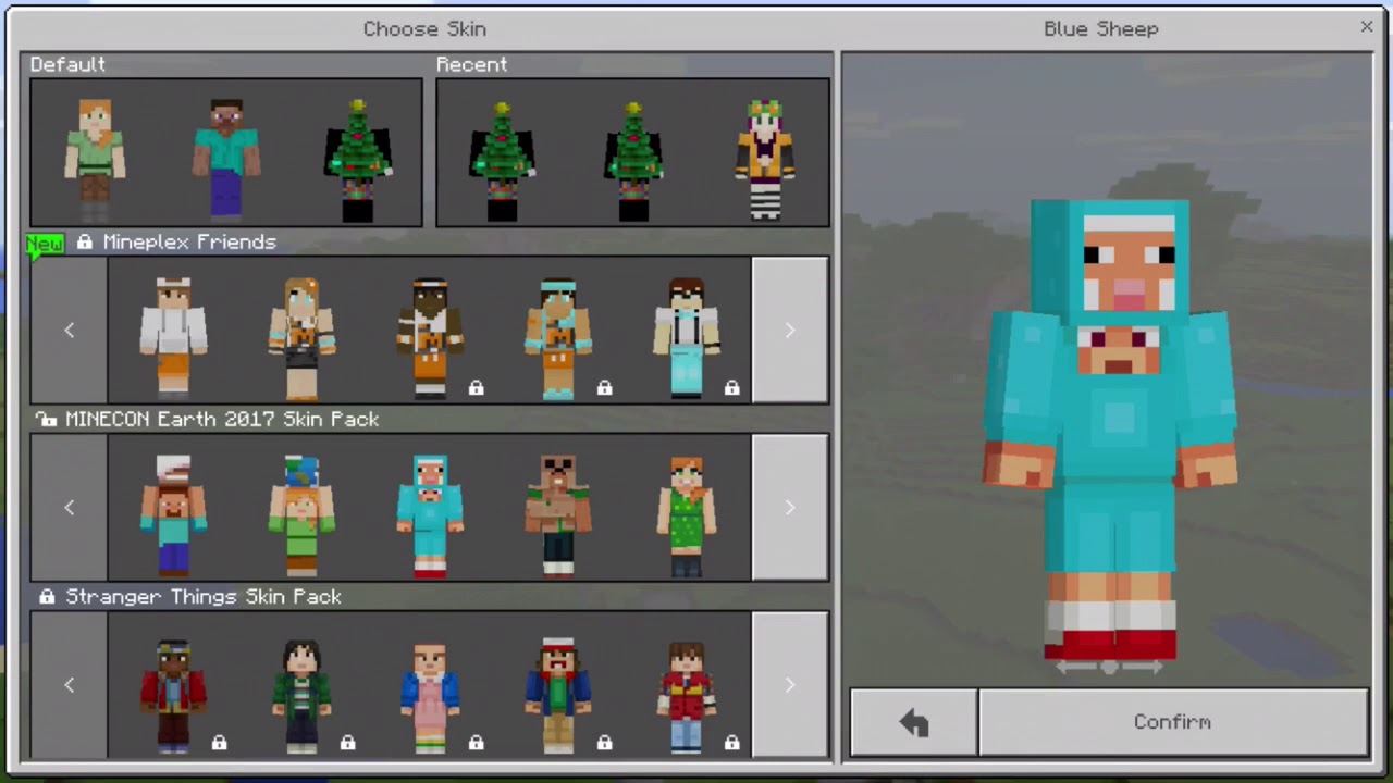 Minecon Earth 2017 skinpack showcase - YouTube