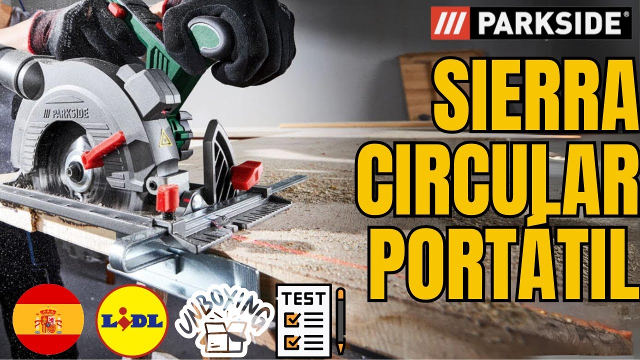 SIERRA CIRCULAR PORTÁTIL RECARGABLE Parkside PHKSA 20 Li B3 ESPAÑA ...
