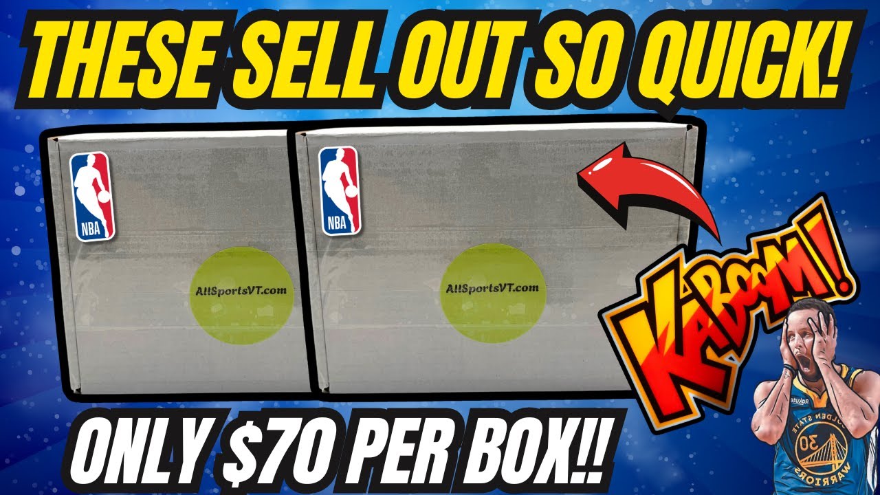 70$ HIGH VALUE BASKETBALL BOXES!?!💥KABOOM💥 AllSportsVT Basketball Hobby ...