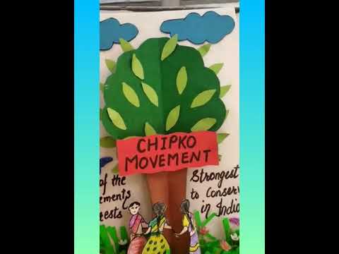 School project on Chipko Movement - YouTube