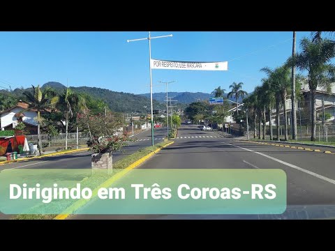 Dirigindo em Três Coroas-RS