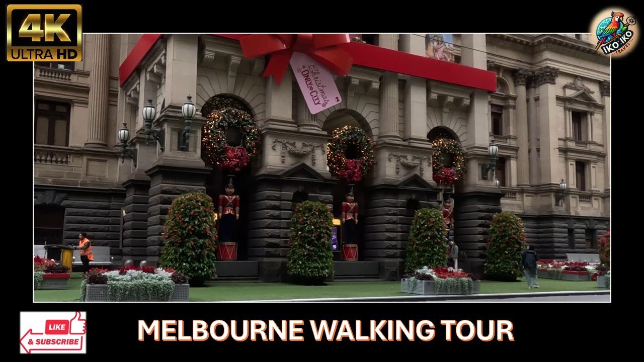 🟡 MELBOURNE CHRISTMAS TOWN HALL - Walking Tour - 4K - YouTube