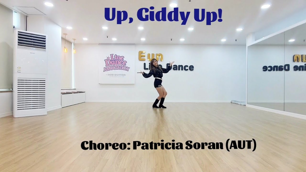 Up, Giddy Up!(업기디업) Phrased Improver Line Dance / Choreo: Patricia ...